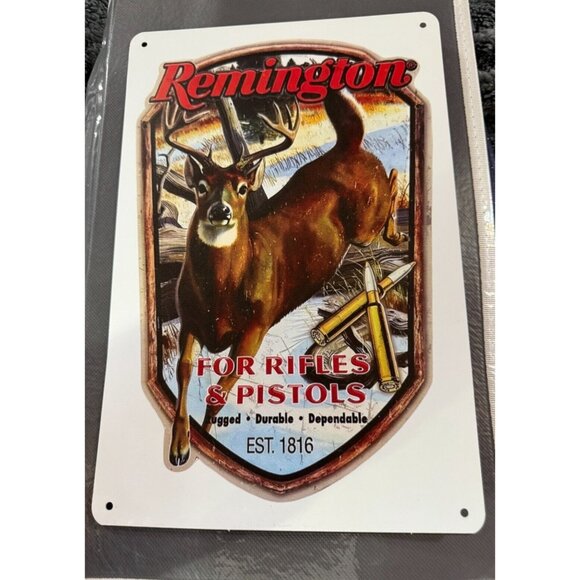 Unbranded | Wall Decor | New Remington Aluminum Metal Sign 8x1 34 ...